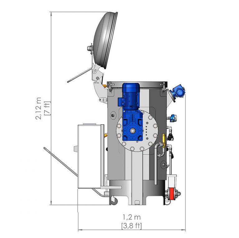 Thiết bị xử lý rác thải y tế Ecodas T100